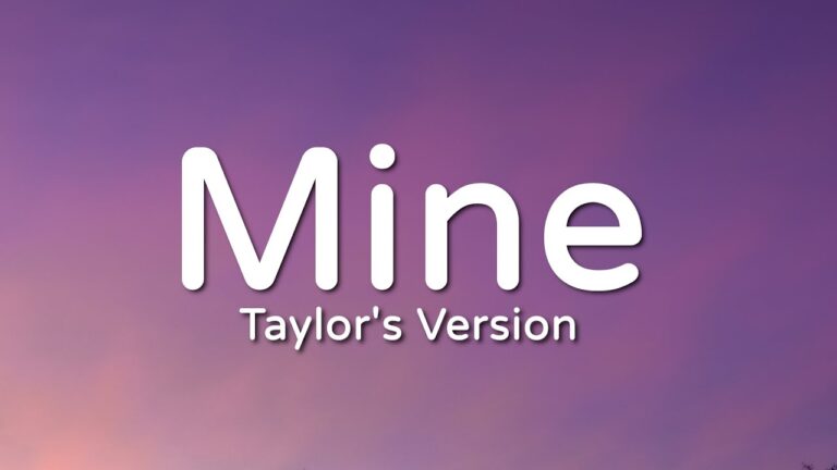 متن و ترجمه اهنگ Mine از Taylor Swift - ماگرتا