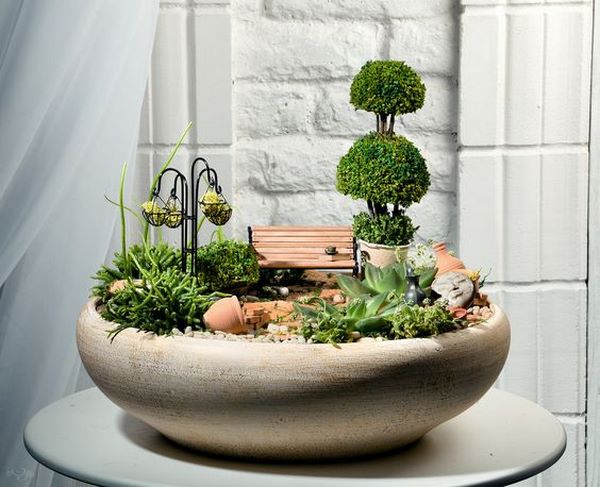 باغچه‌ی رویایی در اندازه کوچک ؛ ۳۰ مدل باغچه مینیاتوری که خانه شما را ...