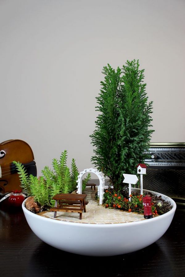 باغچه‌ی رویایی در اندازه کوچک ؛ ۳۰ مدل باغچه مینیاتوری که خانه شما را ...