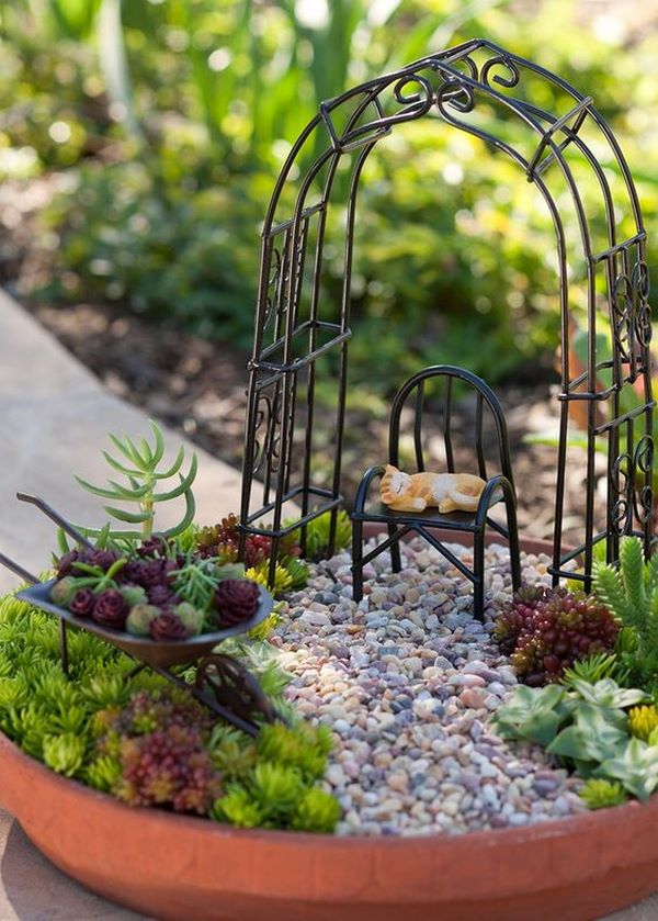 باغچه‌ی رویایی در اندازه کوچک ؛ ۳۰ مدل باغچه مینیاتوری که خانه شما را ...