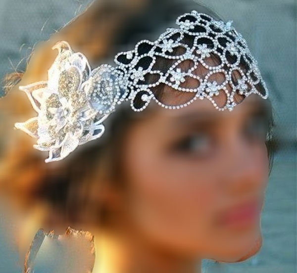 ۳۸ مدل از جذاب ترین و شیک ترین مدل های هد بند عروس - ماگرتا