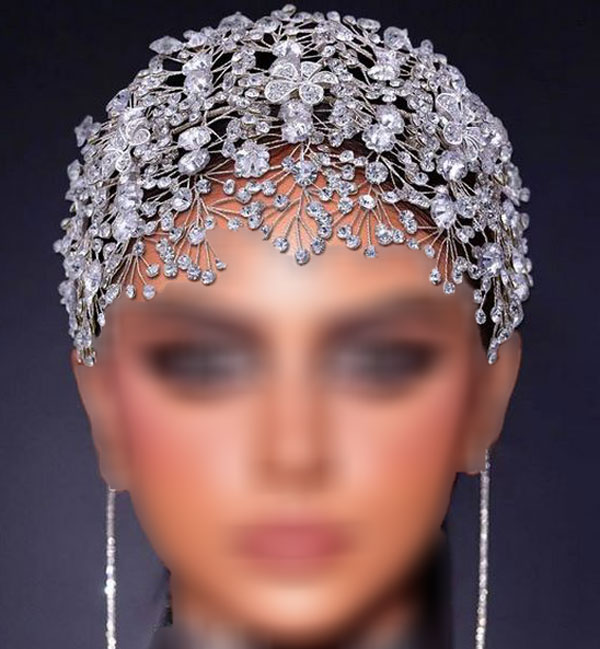 ۳۸ مدل از جذاب ترین و شیک ترین مدل های هد بند عروس - ماگرتا