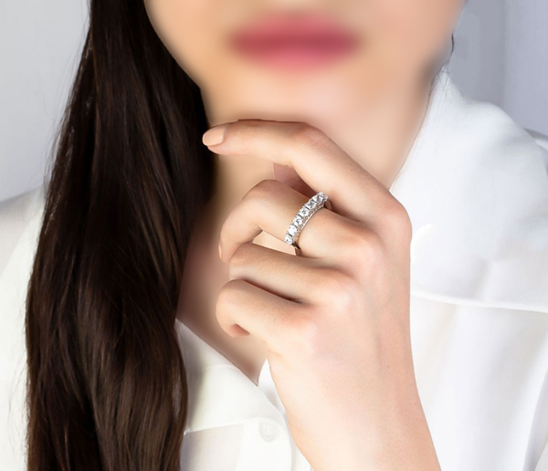 اصالت و زیبایی: ۳۶ مدل انگشتر زنانه هفت نگین، جواهری جذاب برای خاص ترین سلیقه ها - ماگرتا