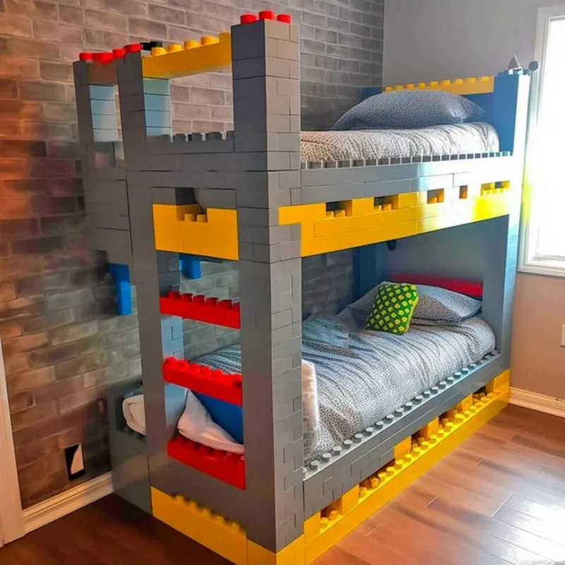 تخت خواب های دوطبقه لگو / اینارو بچه ات ببینه دیگه از اتاقش بیرون نمیاد ...