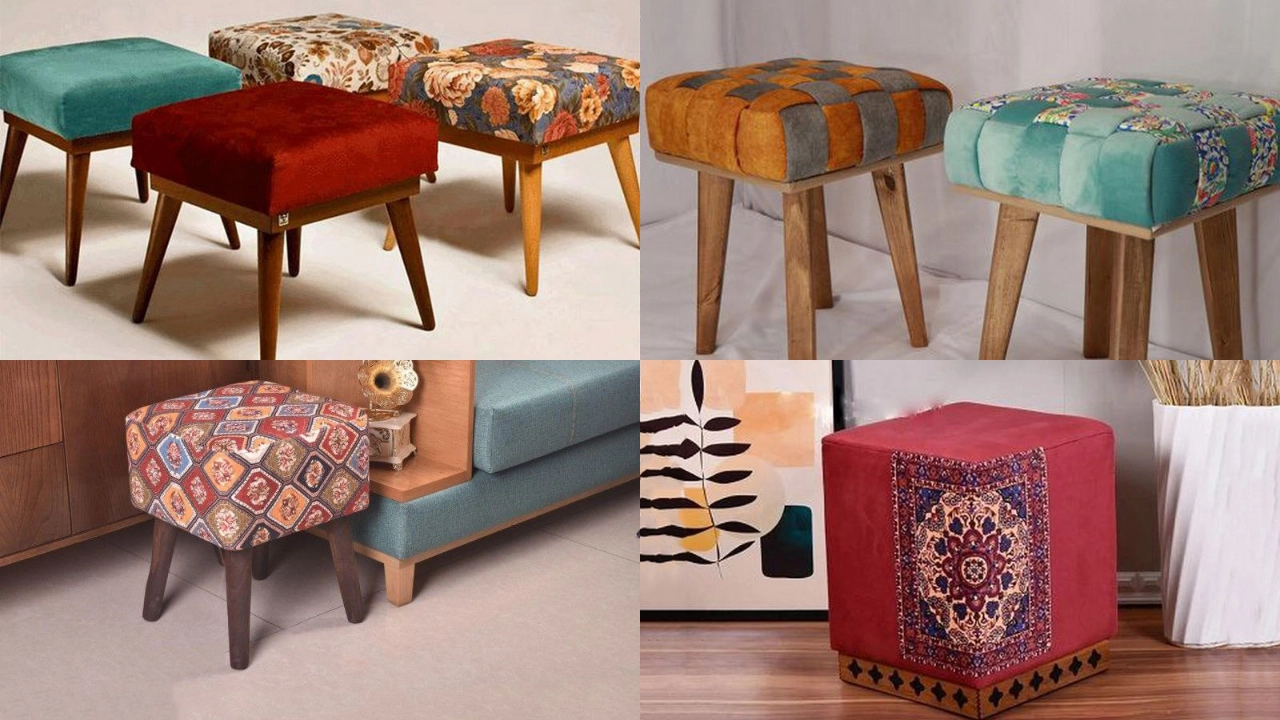 مدل‌های پاف مربعی / آرامشی دل‌انگیز برای لحظات استراحت شما و دکوری زیبا ...