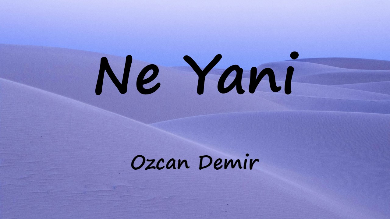 متن و ترجمه آهنگ Ne Yani از O‌zcan Demir - ماگرتا