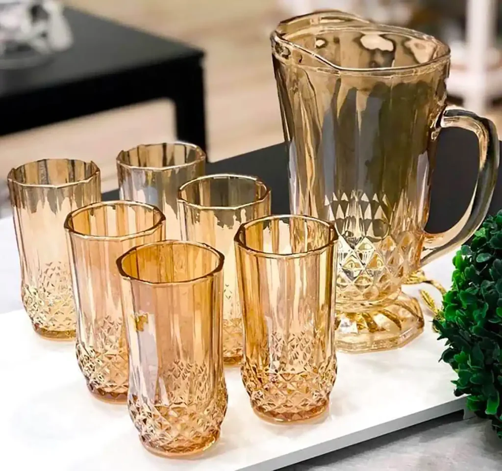 ۱۵ مدل جدید ست پارچ و لیوان فانتزی: انتخابی شیک برای پذیرایی - ماگرتا