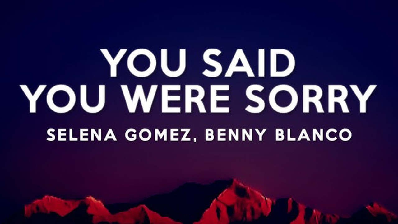 متن و ترجمه آهنگ You Said You Were Sorry از Selena Gomez و Benny Blanco ...