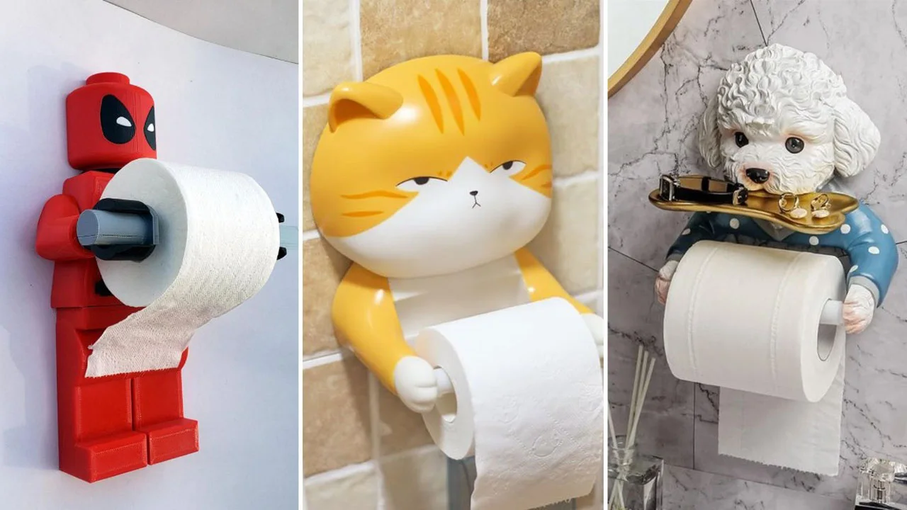 ۲۵ مدل جا دستمال کاغذی رولی فانتزی که فضای سرویس بهداشتی شما را دگرگون ...