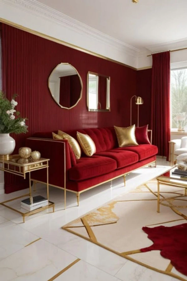 ۲۳ مدل دکور خانه با تم قرمز: ایده‌های مدرن تا سبک‌های کلاسیک - ماگرتا