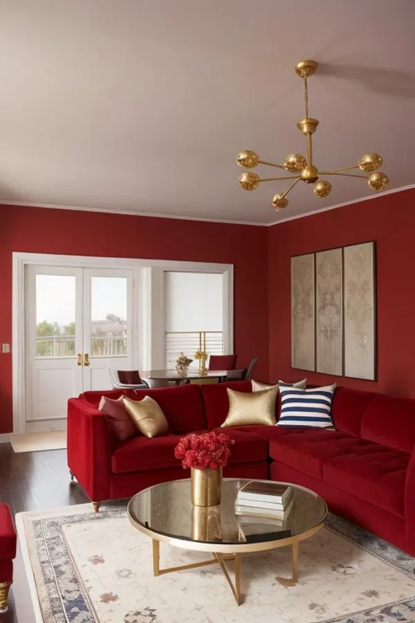 ۲۳ مدل دکور خانه با تم قرمز: ایده‌های مدرن تا سبک‌های کلاسیک - ماگرتا