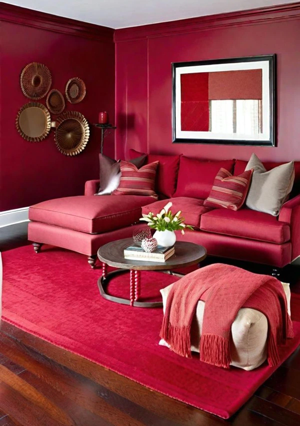 ۲۳ مدل دکور خانه با تم قرمز: ایده‌های مدرن تا سبک‌های کلاسیک - ماگرتا