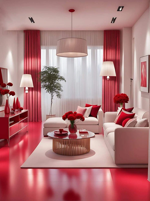 ۲۳ مدل دکور خانه با تم قرمز: ایده‌های مدرن تا سبک‌های کلاسیک - ماگرتا
