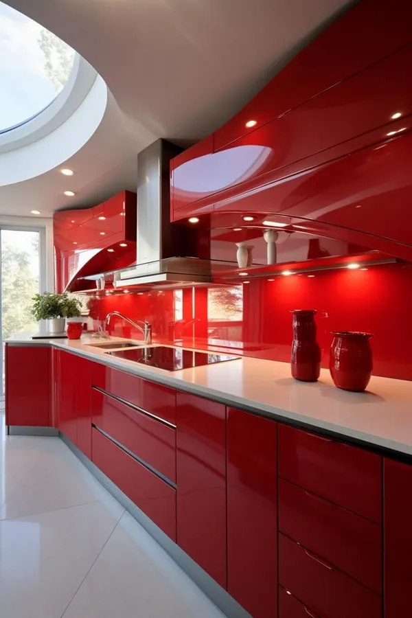 ۲۳ مدل دکور خانه با تم قرمز: ایده‌های مدرن تا سبک‌های کلاسیک - ماگرتا