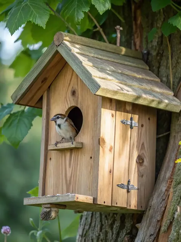 ۲۰ مدل لانه چوبی پرندگان با طراحی خلاقانه مخصوص باغ و تراس - ماگرتا